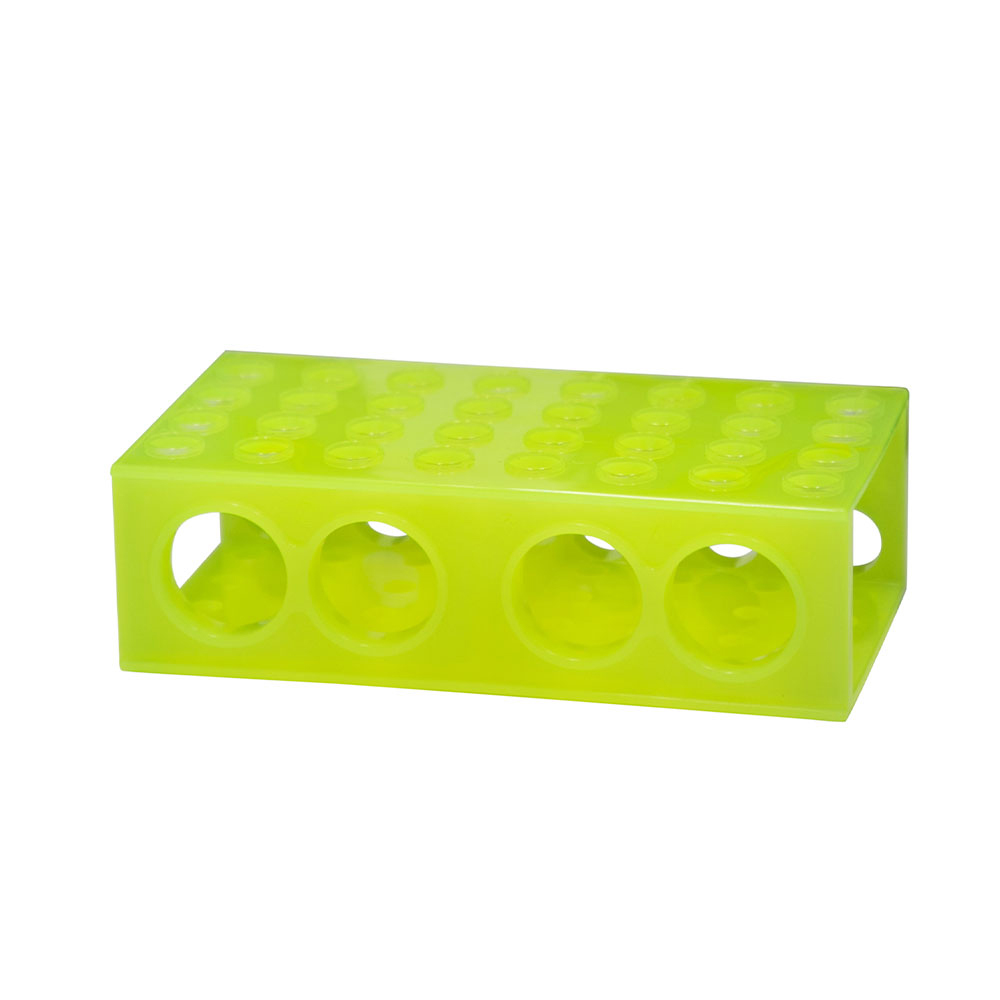 Rack 4Way Flipper Yel PP 5pk 4pk/cs, Scientific Specialties,