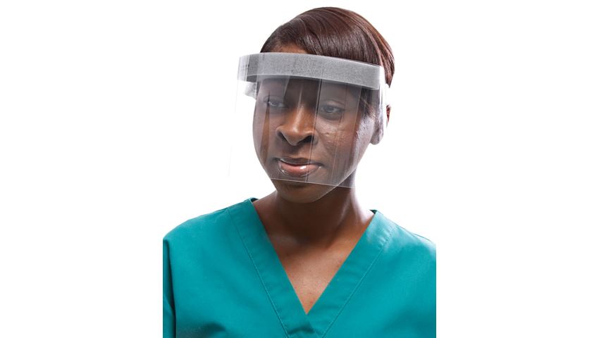 Alpha Protech Clear Face Shields with Comfort Band - 25 Box/