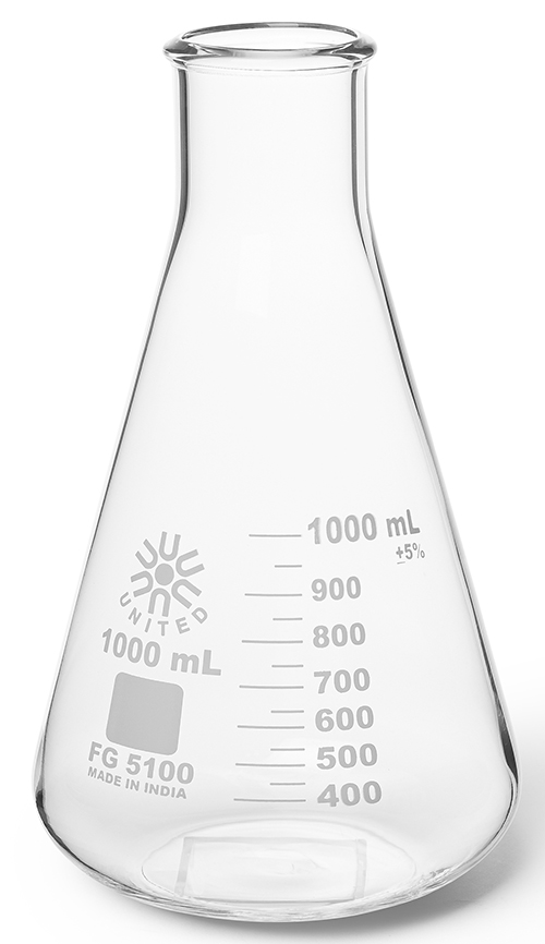 United Scientific Erlenmeyer Flasks Wide Mouth | LabSource