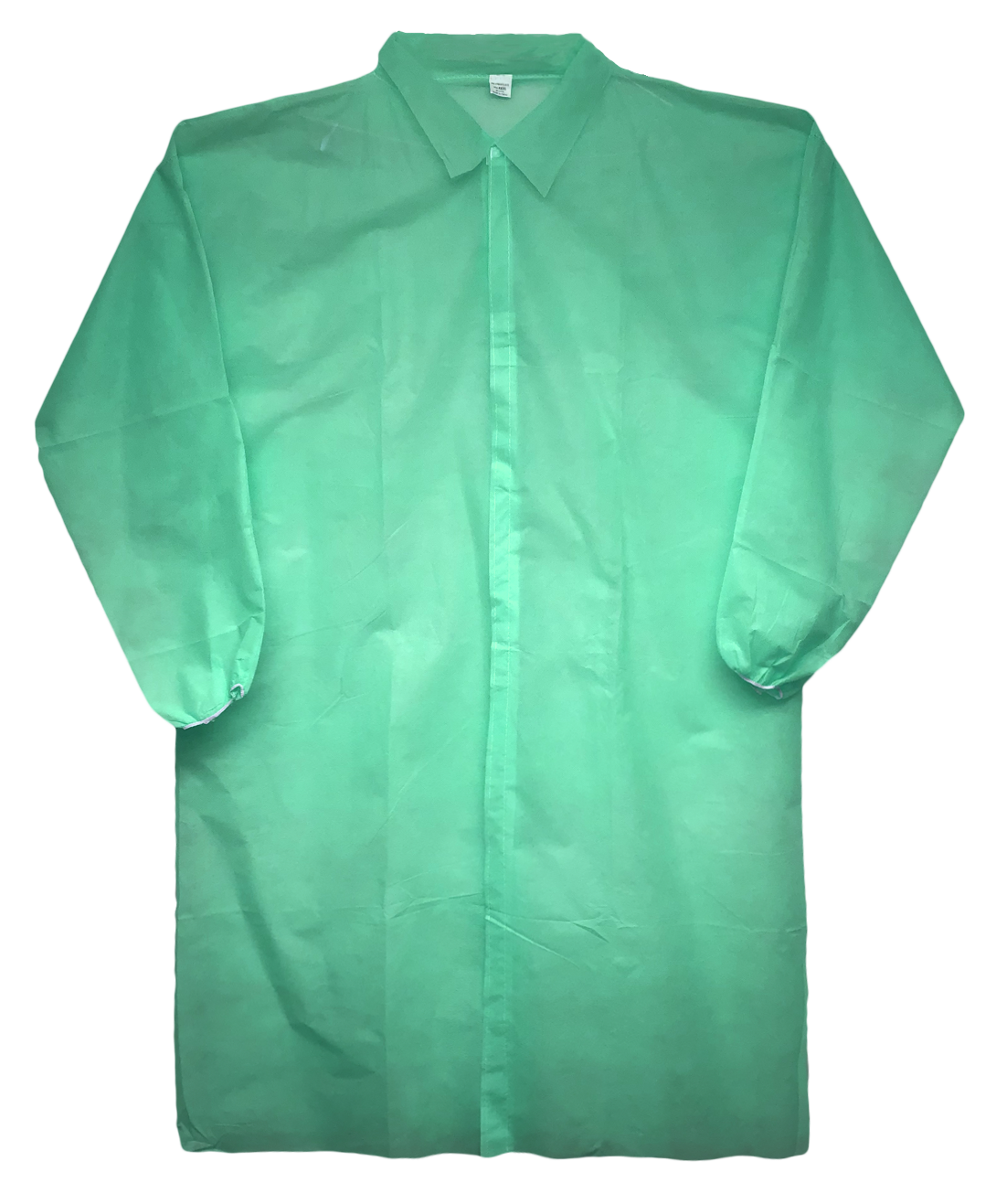 Color-Coded Polypropylene Green Lab Coats | LabSource