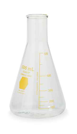 DWK Life Sciences 26500Y-50 Narrow Mouth Erlenmeyer Flasks
