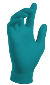 SW Safety® PowerForm® S6 Teal Nitrile Biodegradable Exam Glo