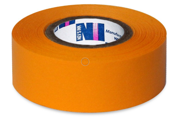 Prohelix™ Orange Laboratory Tape, 1" x 500" - 12/C