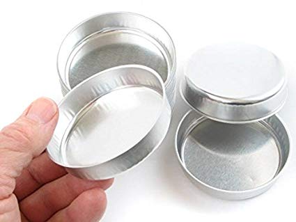 Smooth-side Alum Weigh Dish, 103mm dia 18mm depth 140ml capa
